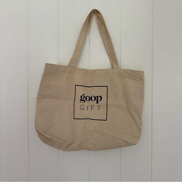 Goop | Bags | Goop Canvas Tote Bag | Poshmark